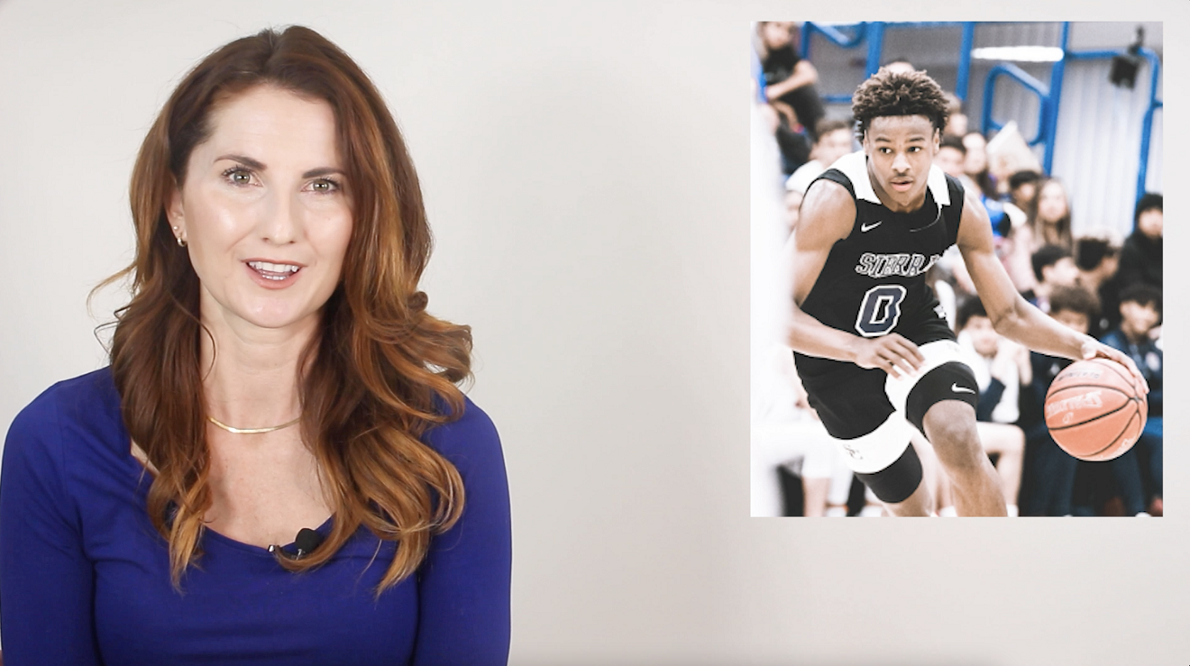 Bronny James Of Sierra Canyon Scores 25 Points In Game Against ...