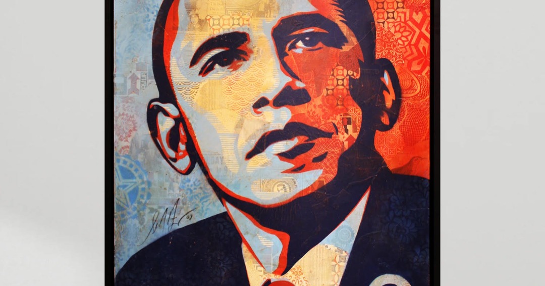 Iconic Shepard Fairey Work Previewing For Auction At SANTA MONICA ...