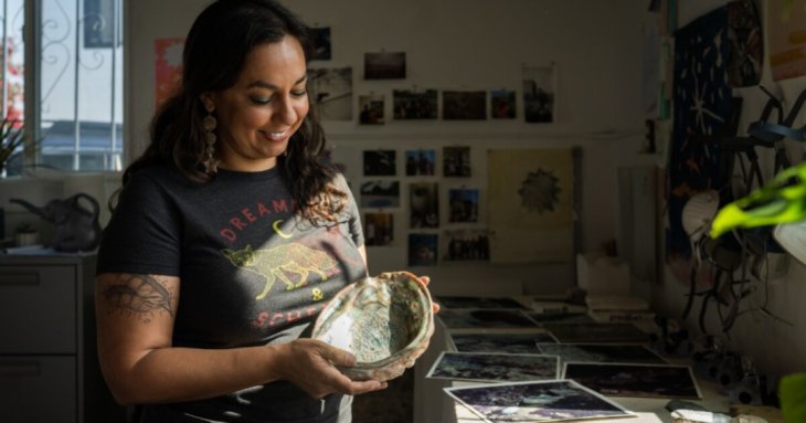 Mercedes Dorame's Enchanting Abalone Installation at Getty Museum ...