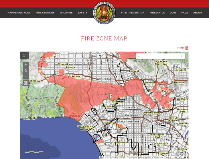 Los Angeles Fire Department Issues Citywide Red Flag Alert - Brentwood News